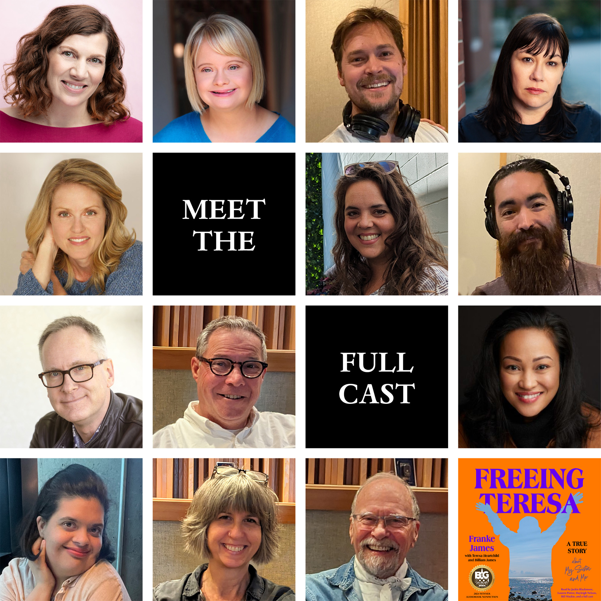 Meet the 13 Actors Narrating the Freeing Teresa Audiobook
